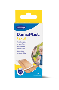 DermaPlast Textil zuschneidbar - Packung à 10 Skt. 4 x 10 cm