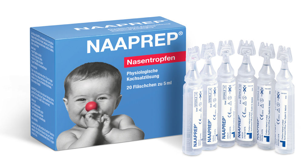 Naaprep Nasentropfen - Packung a 20 x 5 ml Ampullen