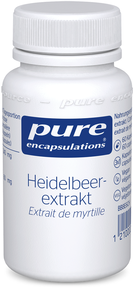 Pure Heidelbeer Extrakt - Packung à 60 Kapseln