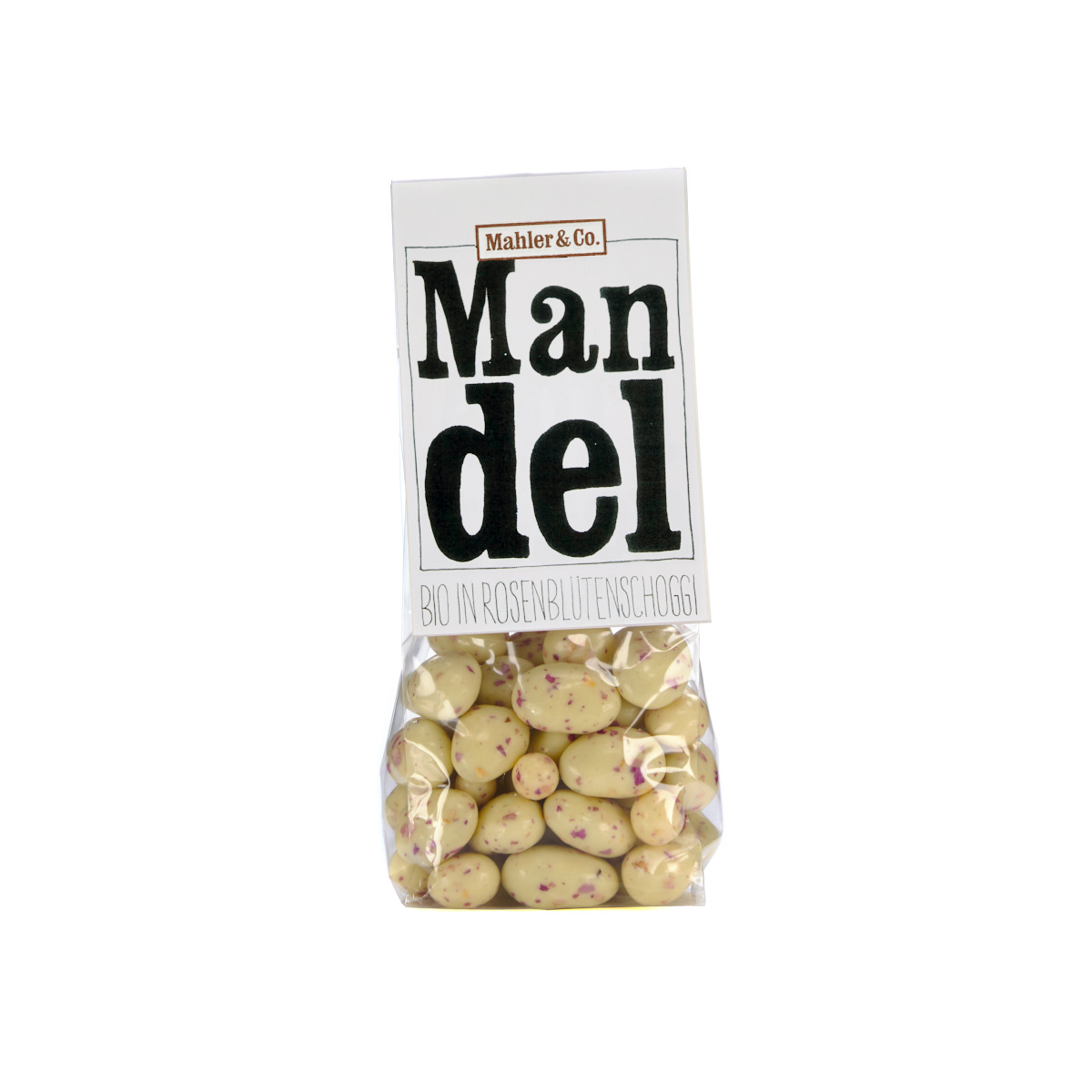 Mahler & Co. Mandel Bio in Rosenblütenschoggi - Pack à 140 g