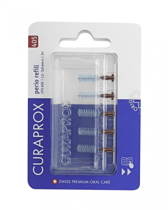Curaprox Interdentalbürste Set perio Gr. 405 - Refill à 5 Stk.
