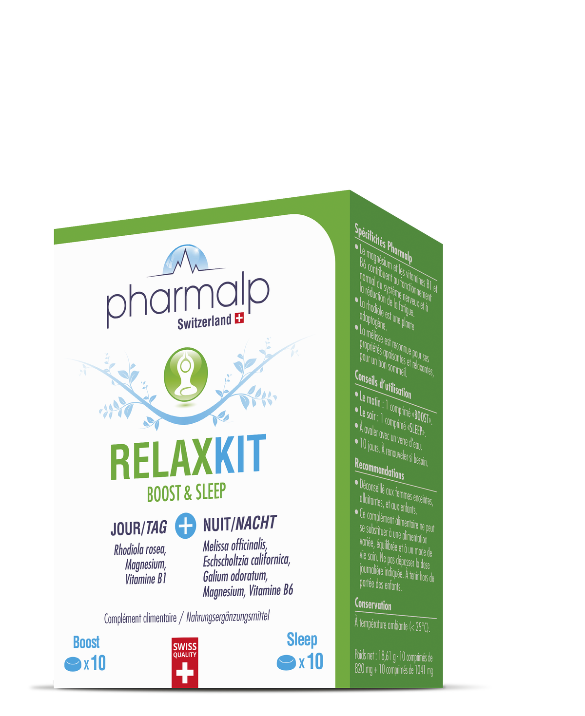 Pharmalp Relaxkit - Packung à 20 Tabletten