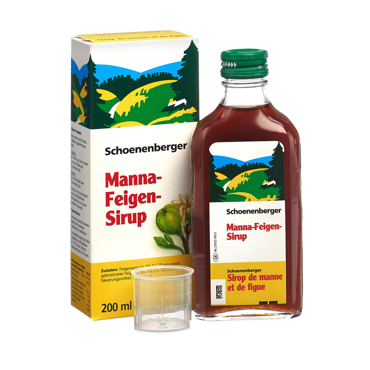 Schoenenberger Manna-Feigen Sirup - Flasche à 200 ml