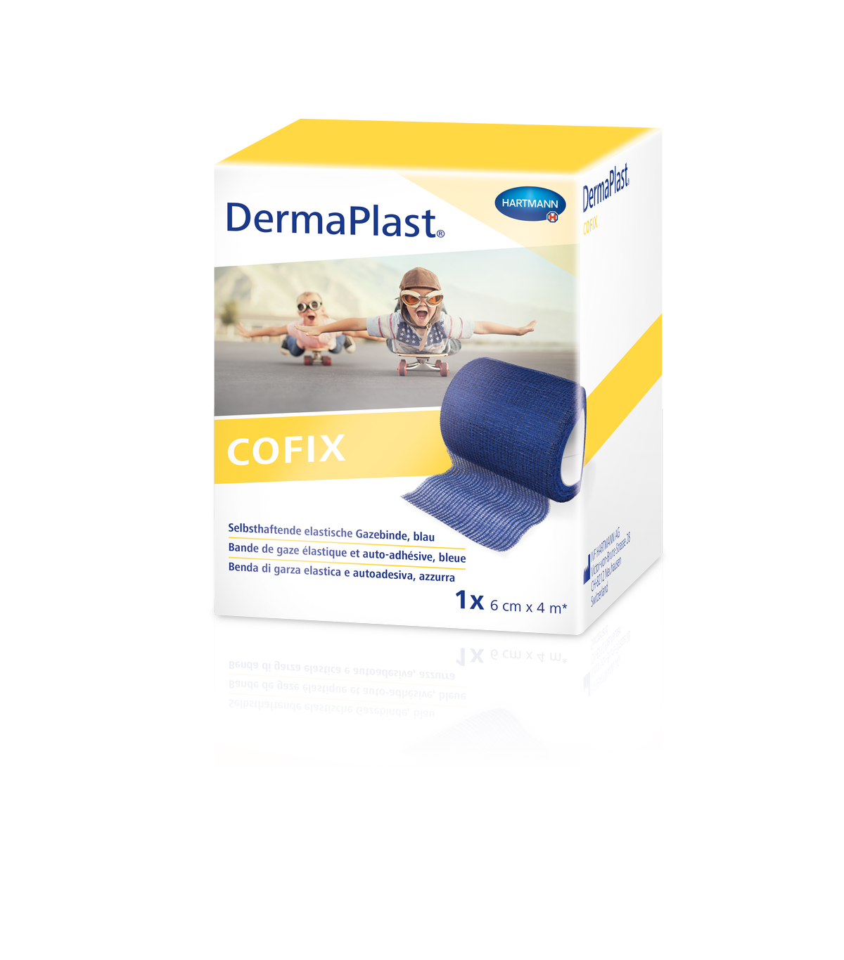 DermaPlast CoFix - Packung à 1 Stk. 6cm x 4m blau