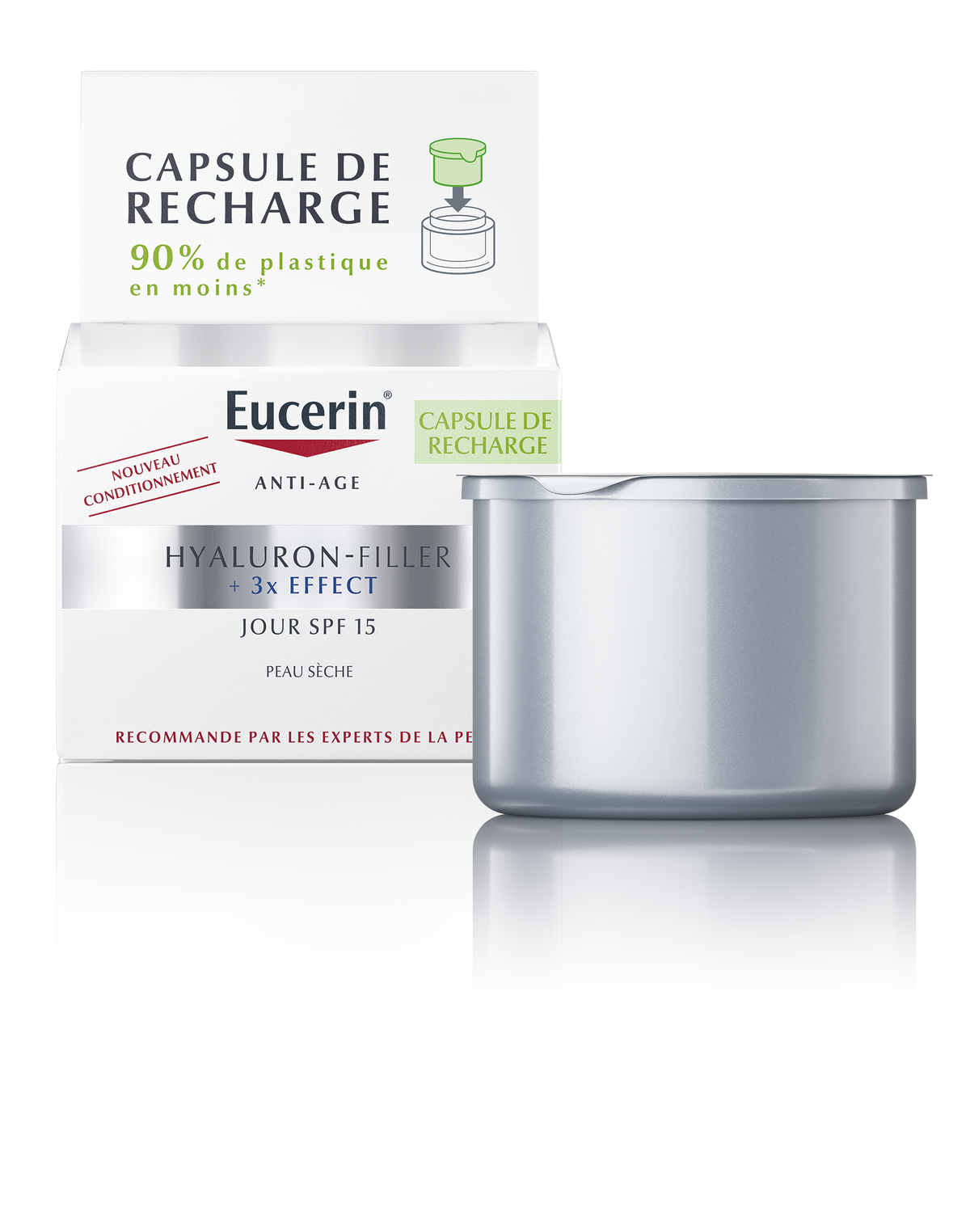 Eucerin Hyaluron-Filler Tag 3x Effect LSF 15 - 50 ml Refill