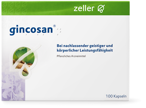 Gincosan Kapseln - Packung à 100 Stück