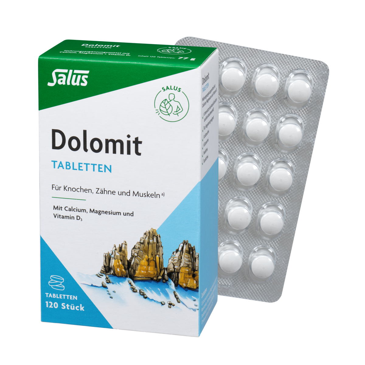Salus Dolomit Tabletten - Packung à 120 Tabletten