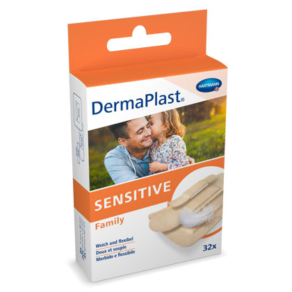 DermaPlast Sensitive Family - Packung à 32 Stk.