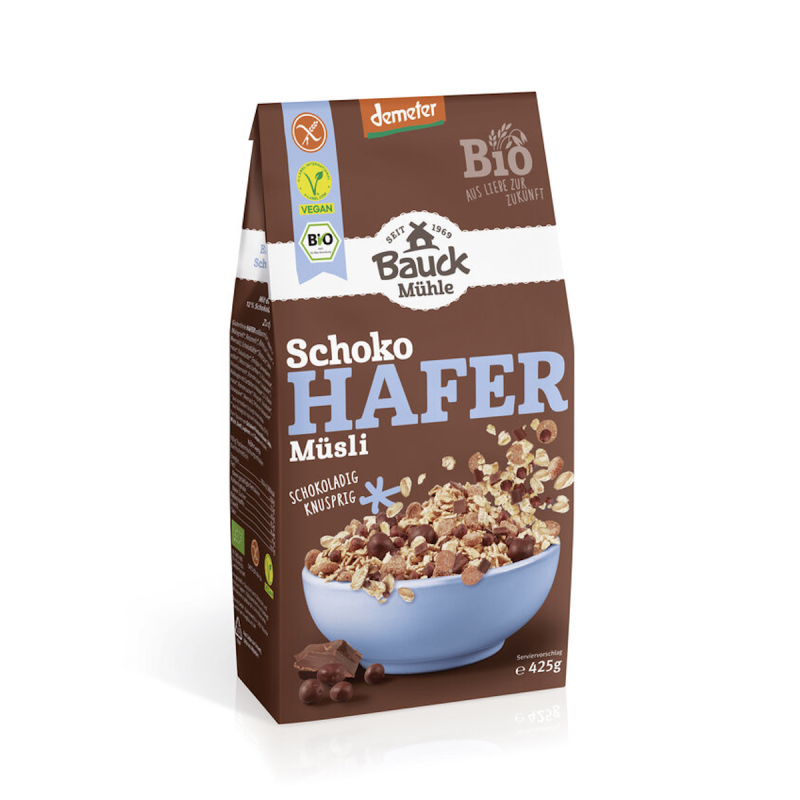 Bauckhof Bio Hafer Müesli Schoko glutenfrei - 425g