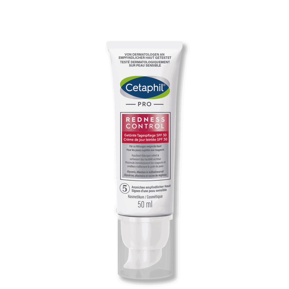 Cetaphil PRO Redness Control Getönte Tagespflege SPF 30 - Tube à 50 ml
