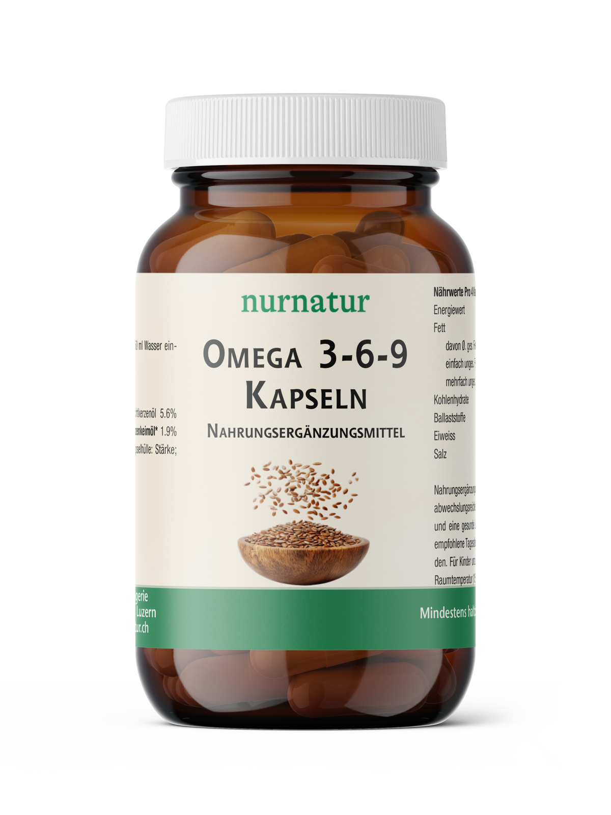 Omega 3-6-9 Kapseln - Dose à 200 Kapseln