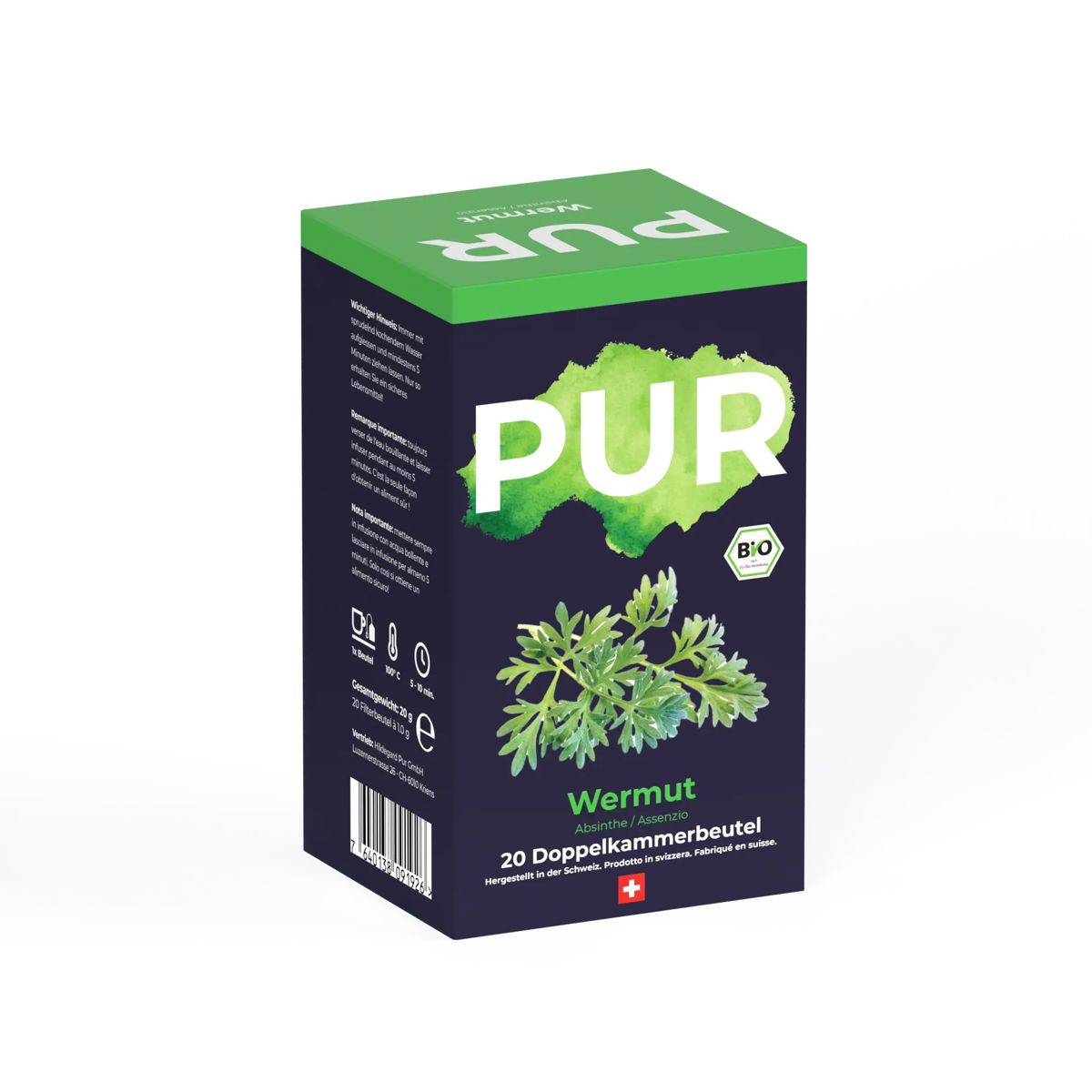 PUR Wermut Tee - Packung à 20 Beutel