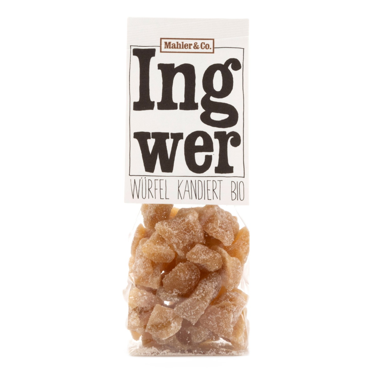 Mahler & Co. Bio Ingwerwürfel kandiert - Pack à 150 g