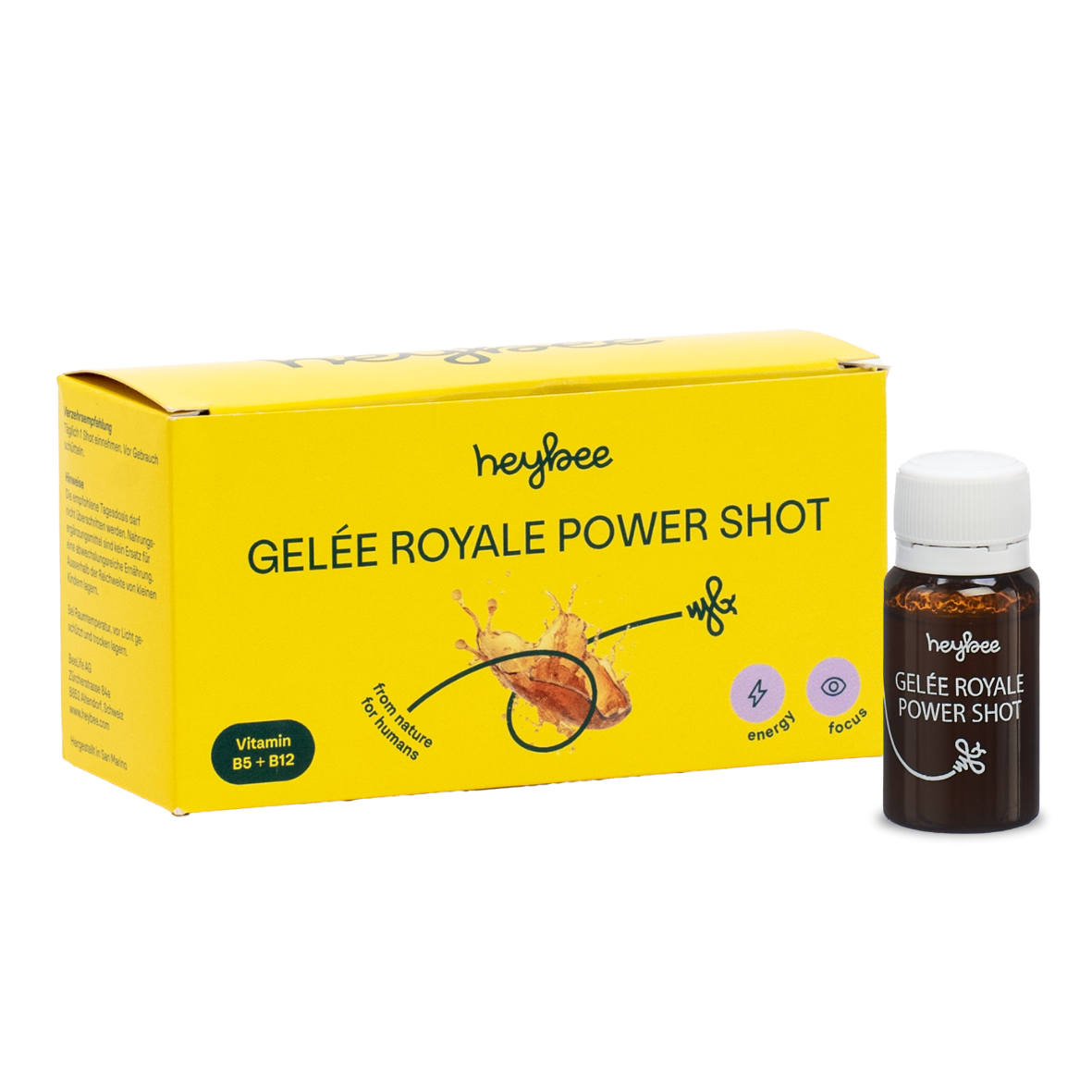 Heybee Propolis Gelee Royale Power Shot - 10 Shots à 12ml