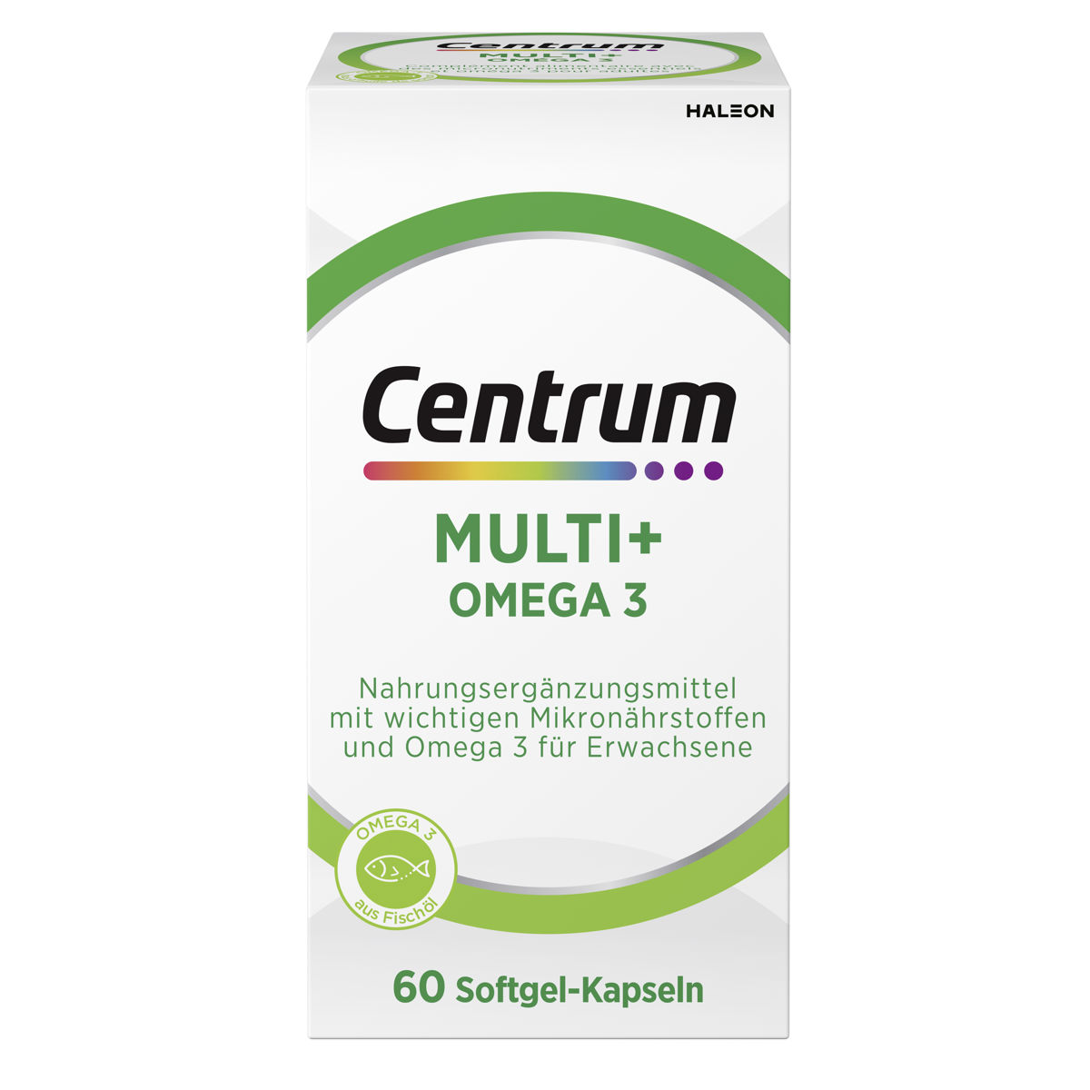 CENTRUM MULTI PLUS OMEGA3 - Packung à 60 Kapseln