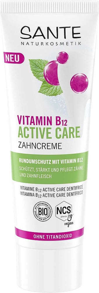 Sante Active Care Vitamin B12 Zahncreme - Tube à 75 ml