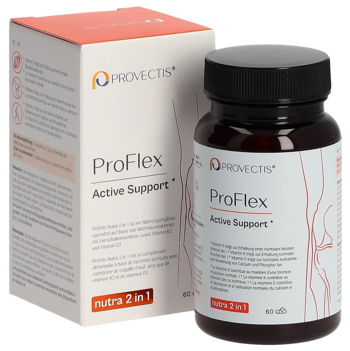 Provectis ProFlex Active Support - Packung à 60 Kapseln