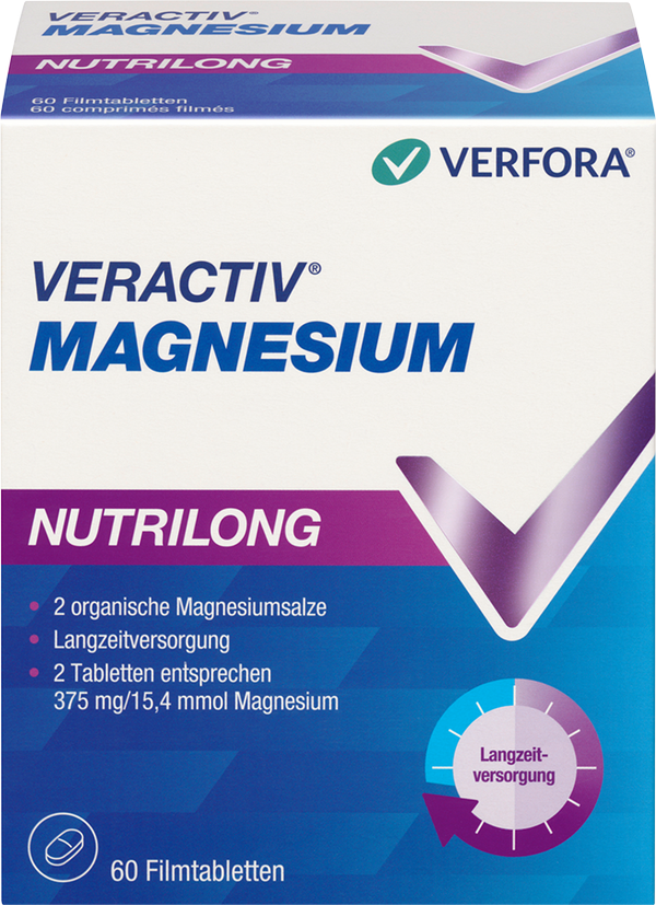 Veractiv Magnesium Nutrilong - 60 Filmtabletten