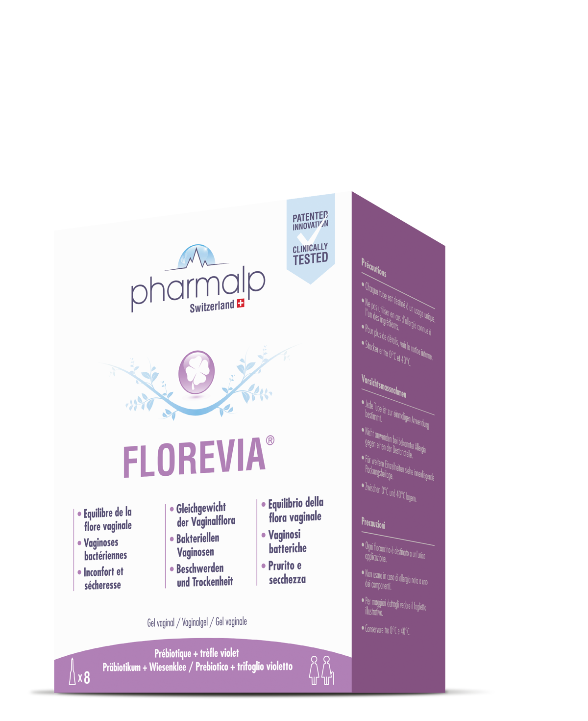 Pharmalp Florevia Gel - 8 Einzelapplikatoren à 5 ml