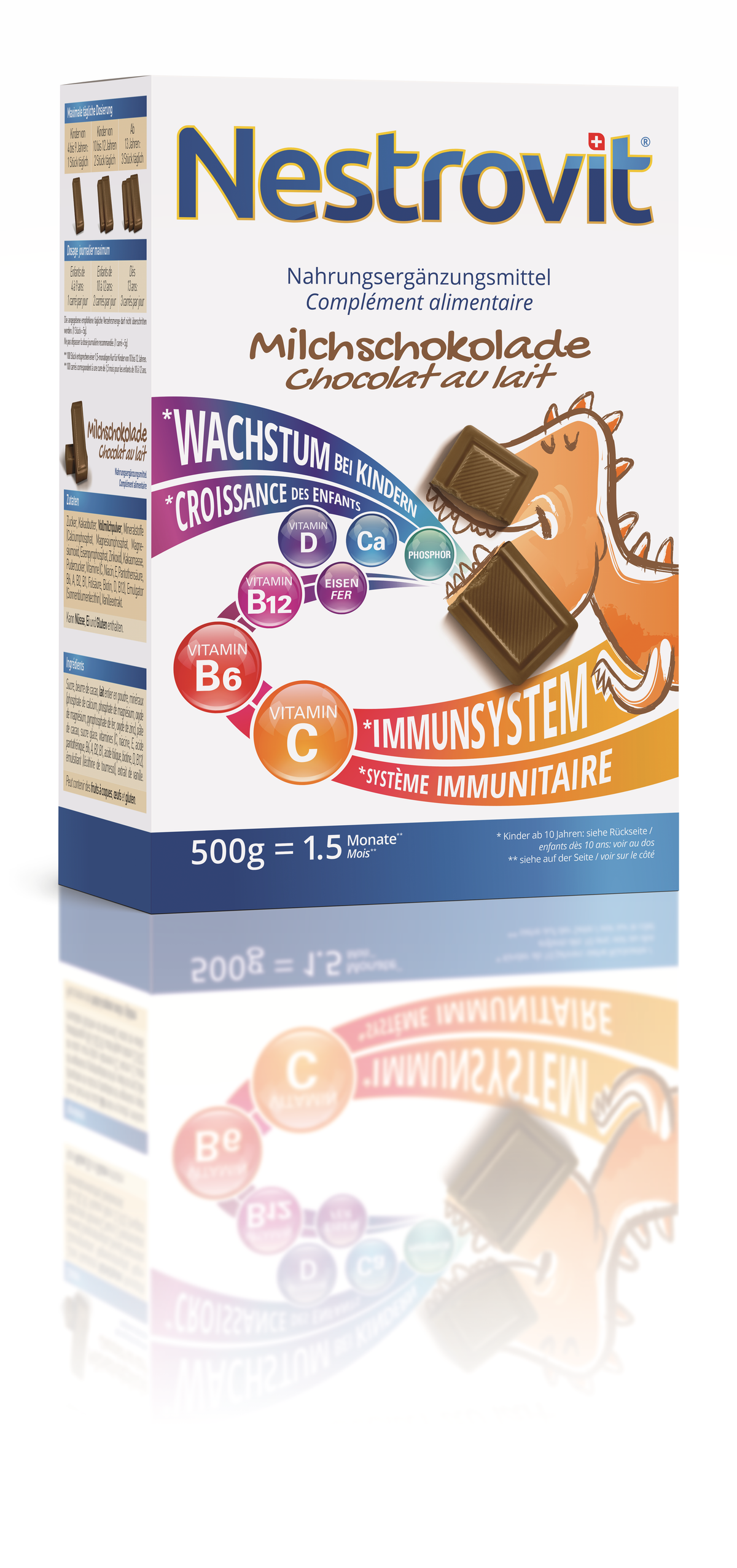 Nestrovit Milch Schokolade - Packung à 500g