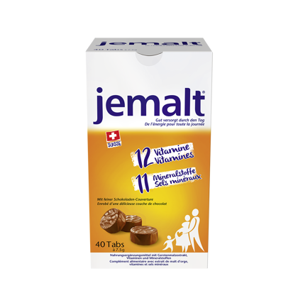 Jemalt Tabs - Packung à 40 Tabs.