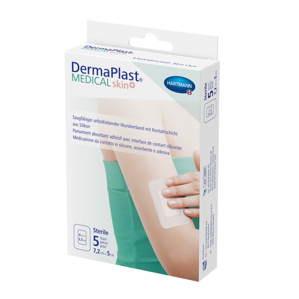 DERMAPLAST Medical skin+ 5 Pflaster - 7.2 x 5cm