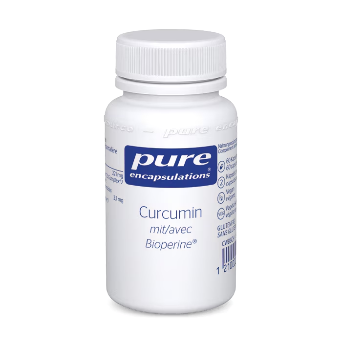 Pure Curcumin mit Bioperine - Dose à 60 Kapseln