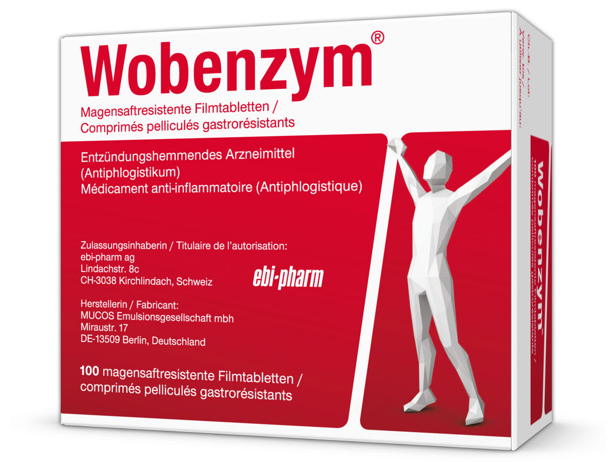 Wobenzym Filmtabl magensaftresistent - Packung à 100 Tabletten