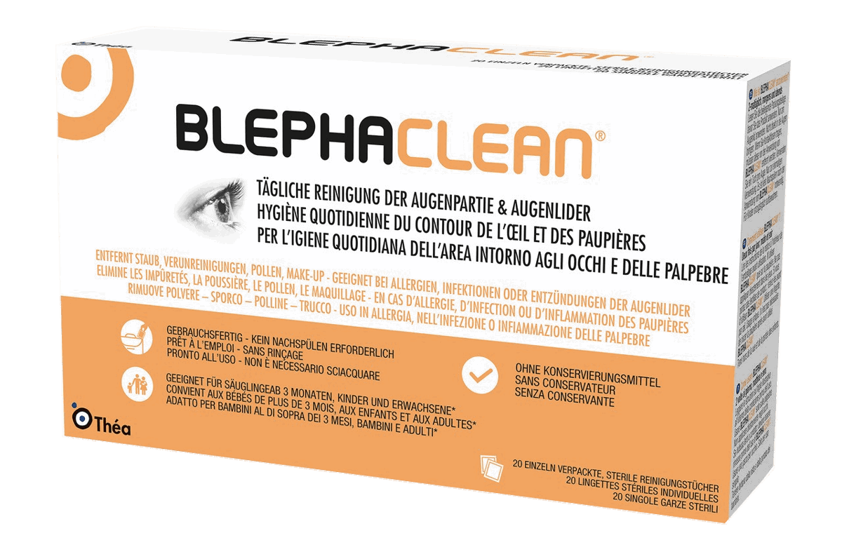 Blephaclean - Packung à 20 Kompressen