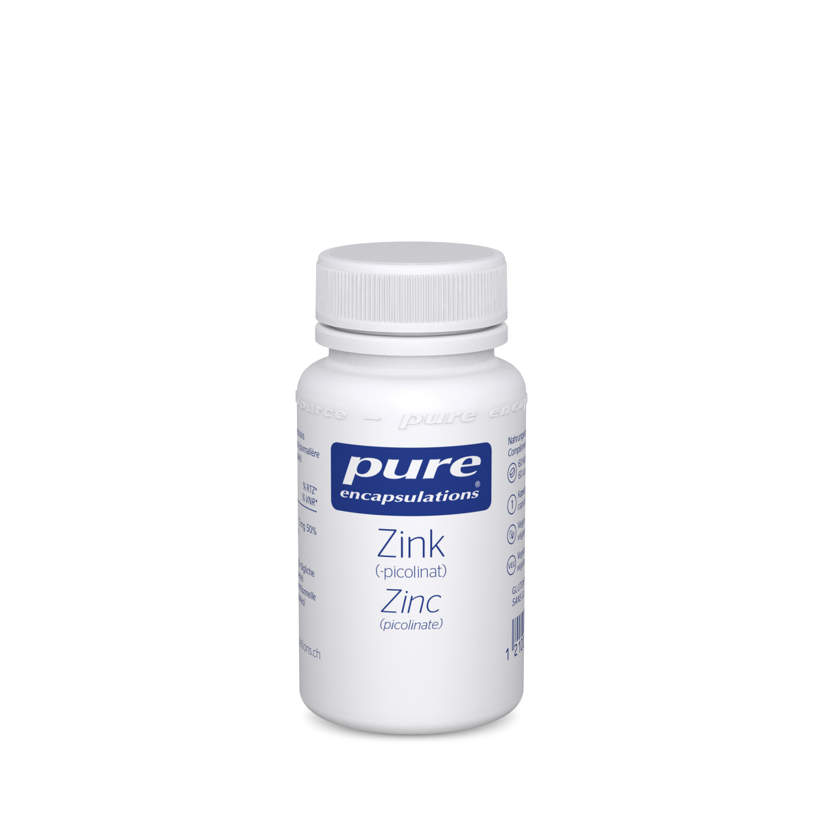 Pure Zink Kapseln - Dose à 60Stk.