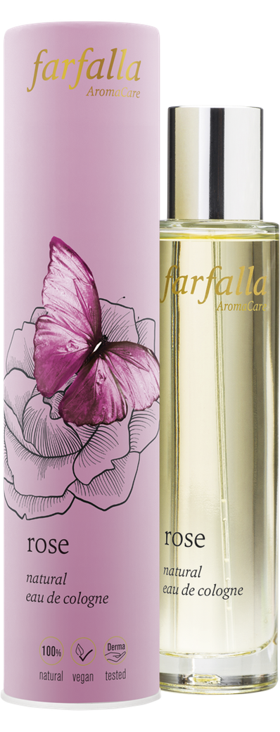 Farfalla natural eau de cologne rose - Spray à 50 ml