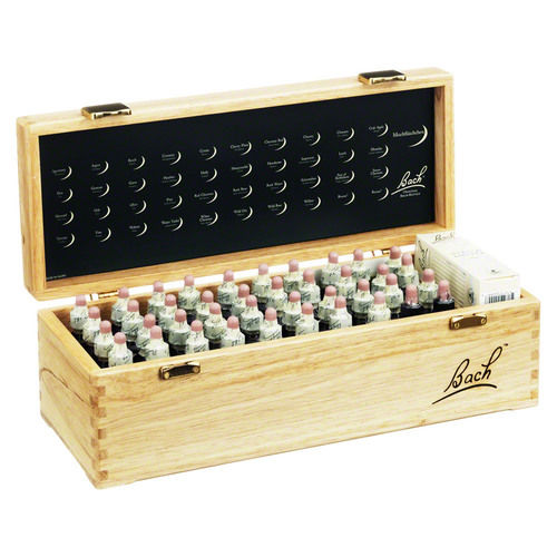 Bachblüten Dr. Bach Komplettset von Nelson in schöner Holzkiste - Set à ...